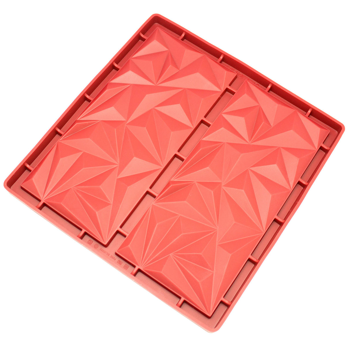 2-Cavity Diamond Silicone Mold for Making Homemade Chocolate, Candy Ba ...